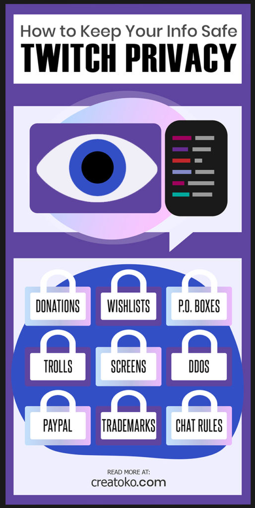 How to Protect Yourself as a Streamer – Privacy on Twitch | Creatoko